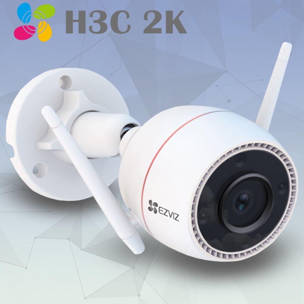 Camara IP EZVIZ H3c resolucion 2K/ night vision color / sonido bidireccional / intemperie ...